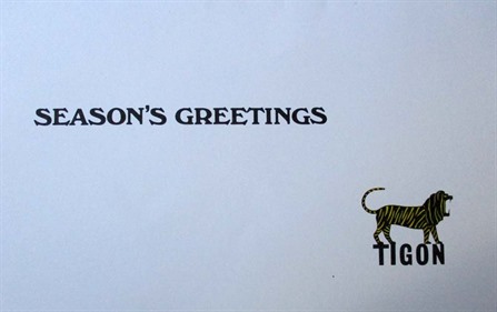 Tom Chantrell Posters | Tigon Chantrell Christmas Card 1972, 1972