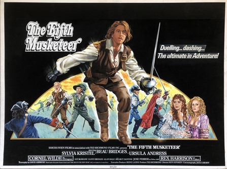 Tom Chantrell Posters | The Fifth Musketeer Poster Artwork 1975, 1975